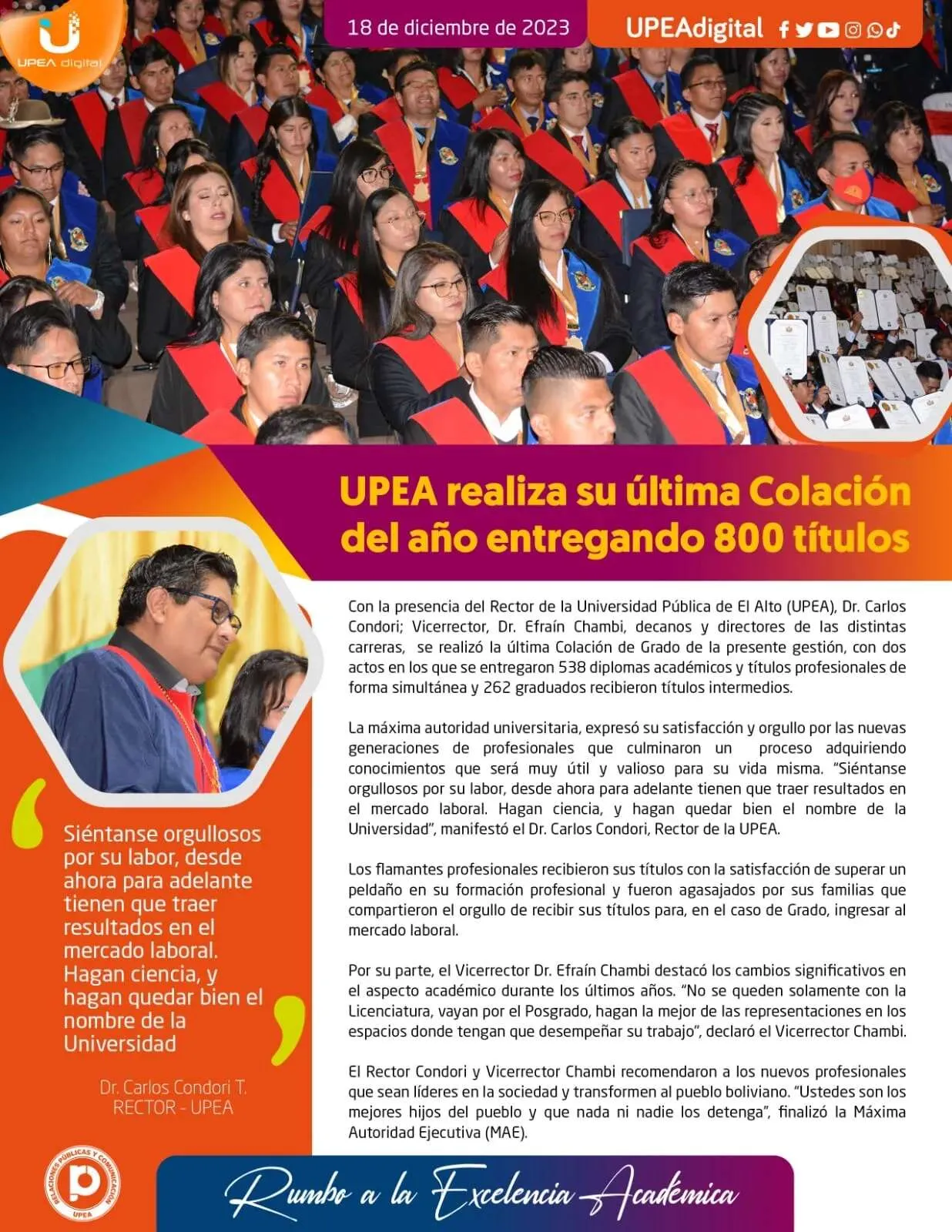 UPEA | Universidad Pública de El Alto - Bolivia
