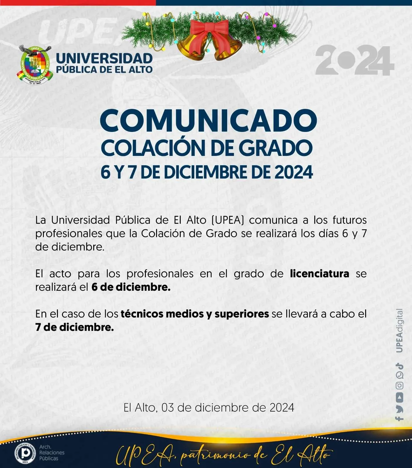 UPEA | Universidad Pública de El Alto - Bolivia